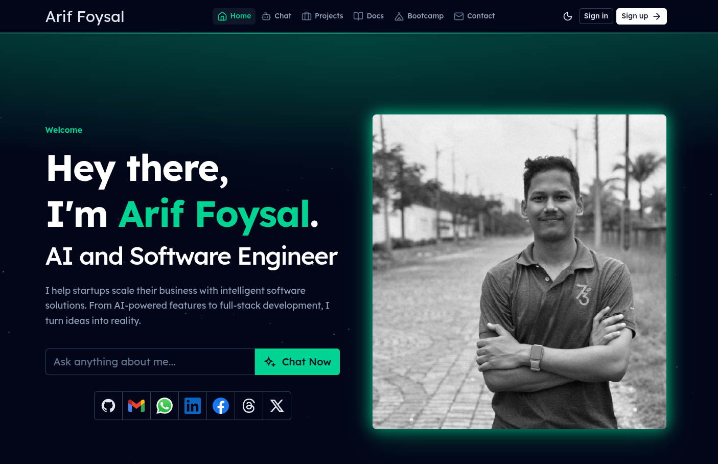 Arif Foysal - AI & Software Engineer